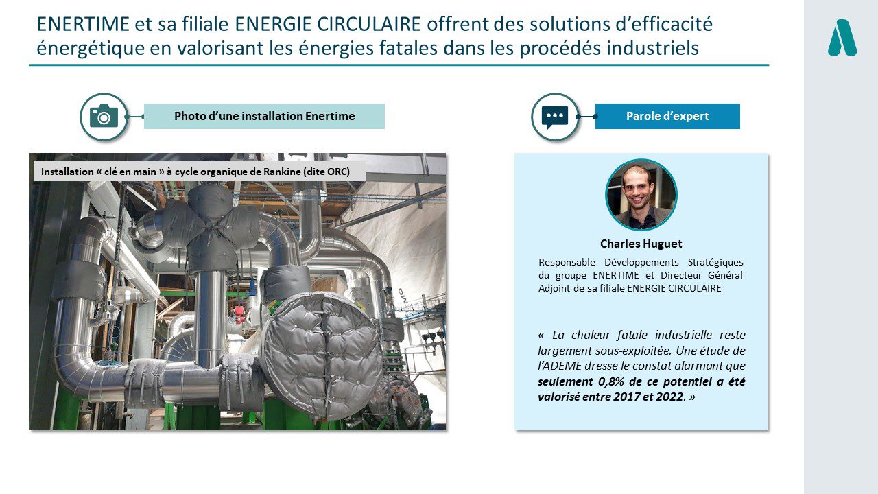 Interview - valorisation de la chaleur fatale avec ENERTIME | ACE Energie